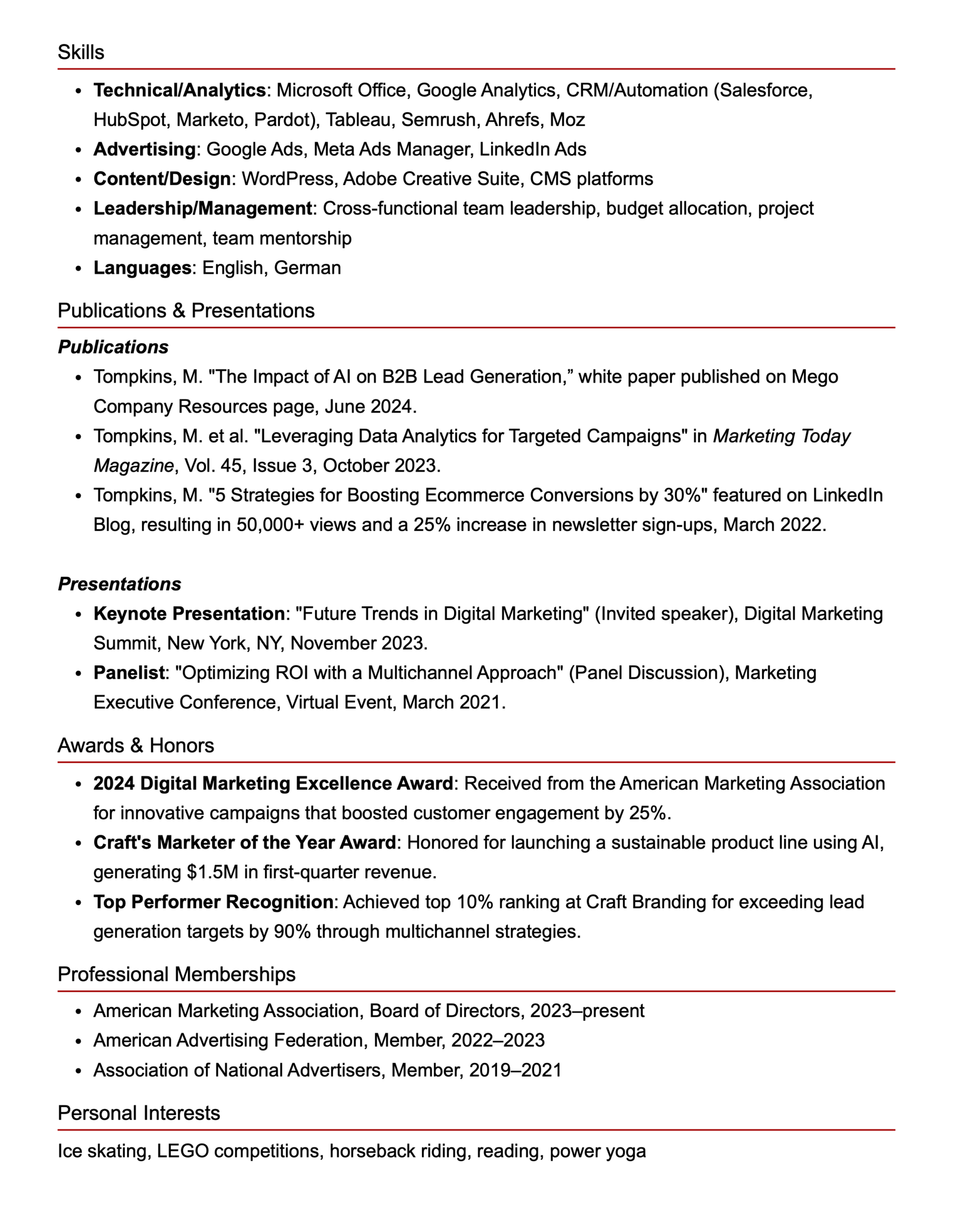 100% Free ATS-Friendly Resume Templates & Examples